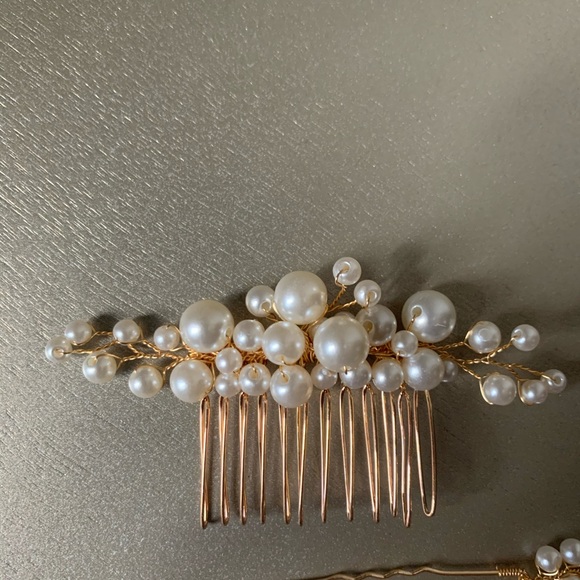 Hair | Nwt 5pc Set Bridal Hair Comb And Hair Pins | Poshmark